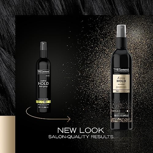 TRESemme Two Spray with Extra Hold Non-Aerosol Hairspray, 10 oz, Extra-Firm Control, Strong Hold with Touchable Feel, Humidity Resistant, Frizz Control, Pack of 3 Pump Bottles.