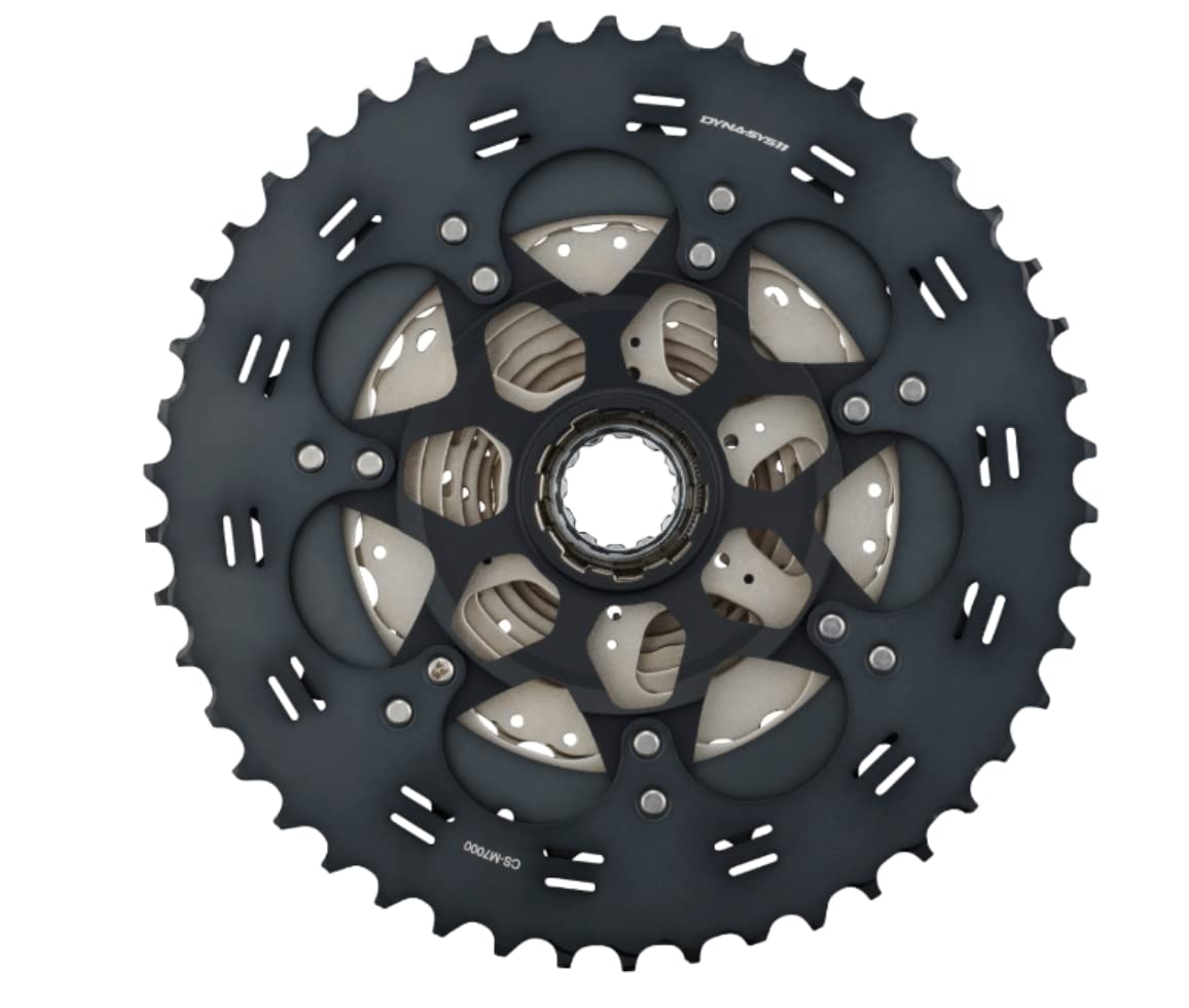 Shimano SLX CS-M7000 Cassette - 11 Speed, 11-40t, Silver/Black