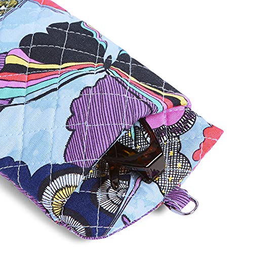 Vera Bradley Women's Cotton Double Glasses Case, Butterfly By - Recycled Cotton, One Size