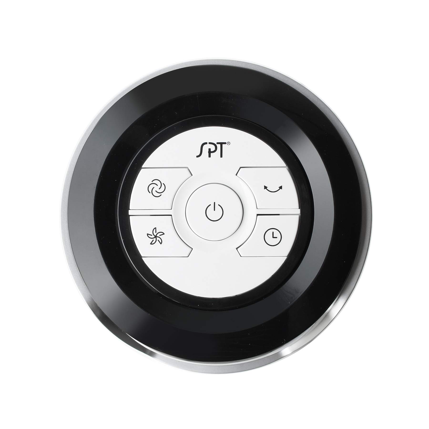 SPT SF-1536W: Tower Fan with Remote and Timer in White