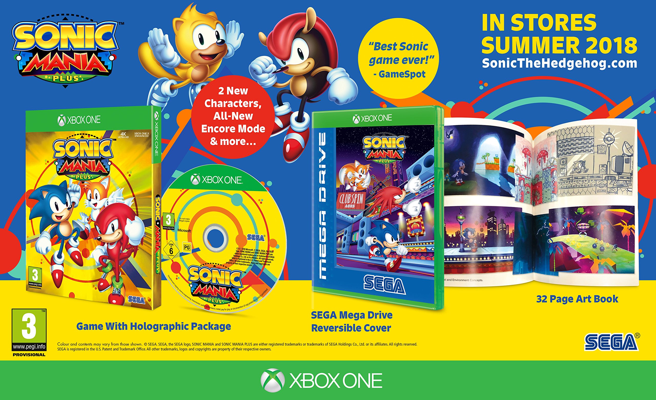 Sonic Mania Plus Xbox1 (Xbox One)