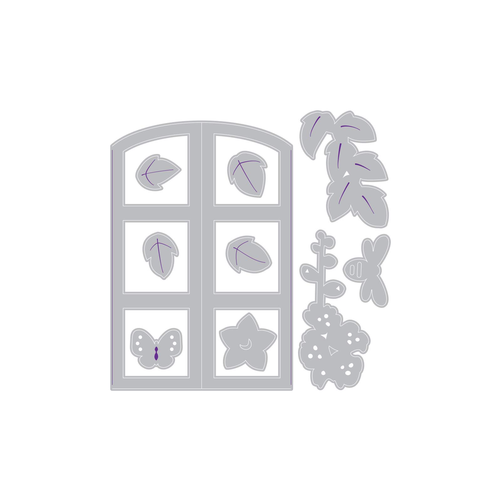 Sizzix Window Box Dies, One Size, Multicolor