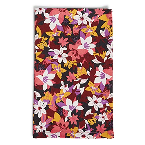 Vera Bradley Women's Cotton Decorative Dish Towel Set of 2, Rosa Floral, One Size