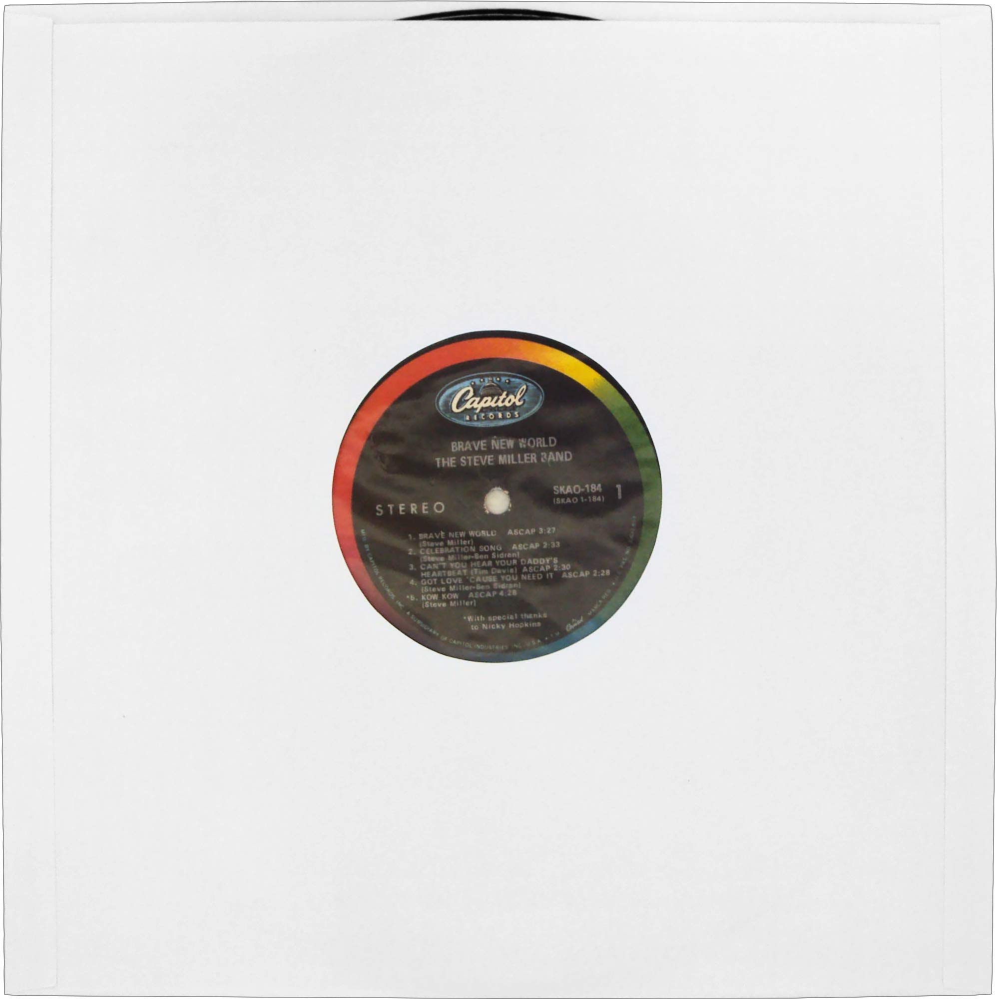 Square Deal Recordings & Supplies (100) 12" Premium Polylined Heavyweight Record Inner Sleeves - Archival Quality, Heavyweight Paper & Plastic #12IA