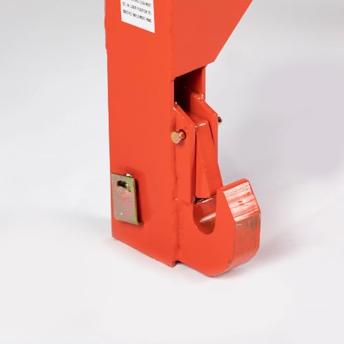 Titan Attachments 3 Point Quick Hitch Adaption to Category 2 Tractors, 4000 LB Lifting Capacity, 32.75" Between Lower Arms, 14.5" Top Link to Lower Link, Orange Finish