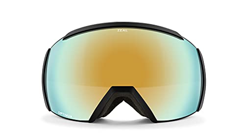 Zeal Optics Hemisphere Snow Goggle, Dark Night/Alchemy Mirror,Medium Fit