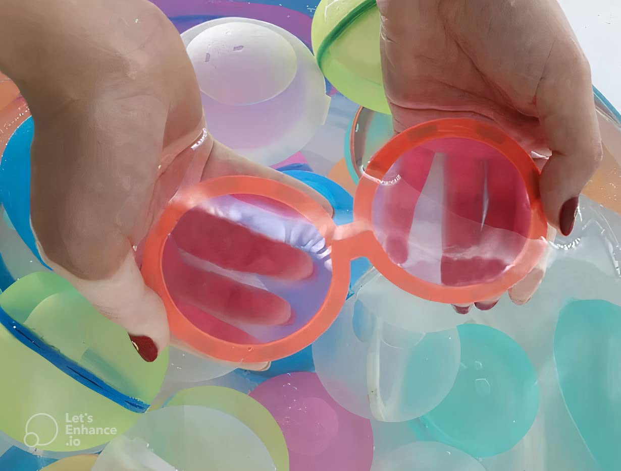 Summer Special: (5pcs) Reusable, Eco-friendly Water Balloons for Adults and Kids, Quick Fill and Self Sealing Party Balls, Multicolor