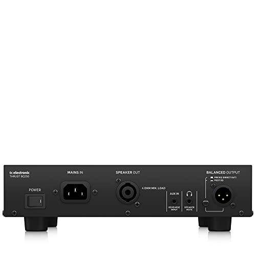 TC Electronic THRUST BQ250 250 Watt Portable Bass Head with Mosfet Preamp and Thrust Compressor