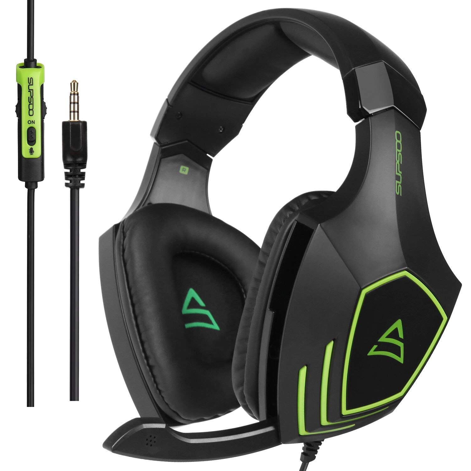 SUPSOO G820 Gaming Headset with Mic for PS4 Xbox one New Noise Reduction 3.5 mm Professional Game Headsets