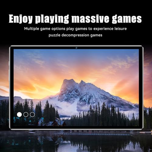 YLOMAY 10.1" Android 12Tablet PC, 4GB+64GB ROM/256G Expandable Computer Tablets, 10 Core IPS HD Ultra-Thin Screen| 2.4G+5G WiFi Bluetooth| Dual SIM Voice Calls GPS 13MP CamerasĀ