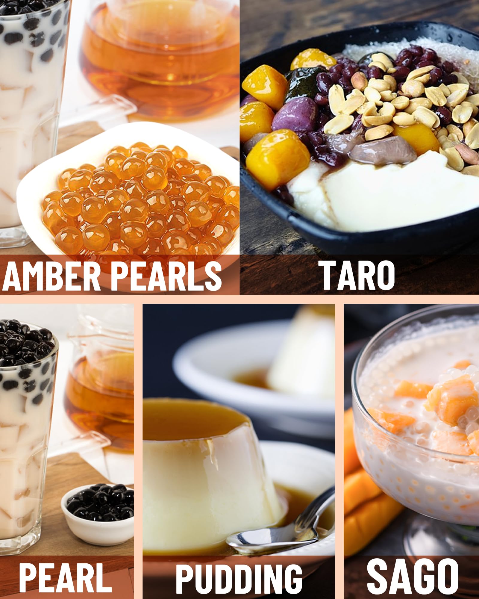 WantJoin Boba Maker Machine Commercial Boba Cooker Commercial Boba Pearl Maker for Bubble Tea Milk Tea Boba Pot for Tapioca Pearls for Restaurants Milk Tea Stores Dessert Stores Lounge Bars 110V
