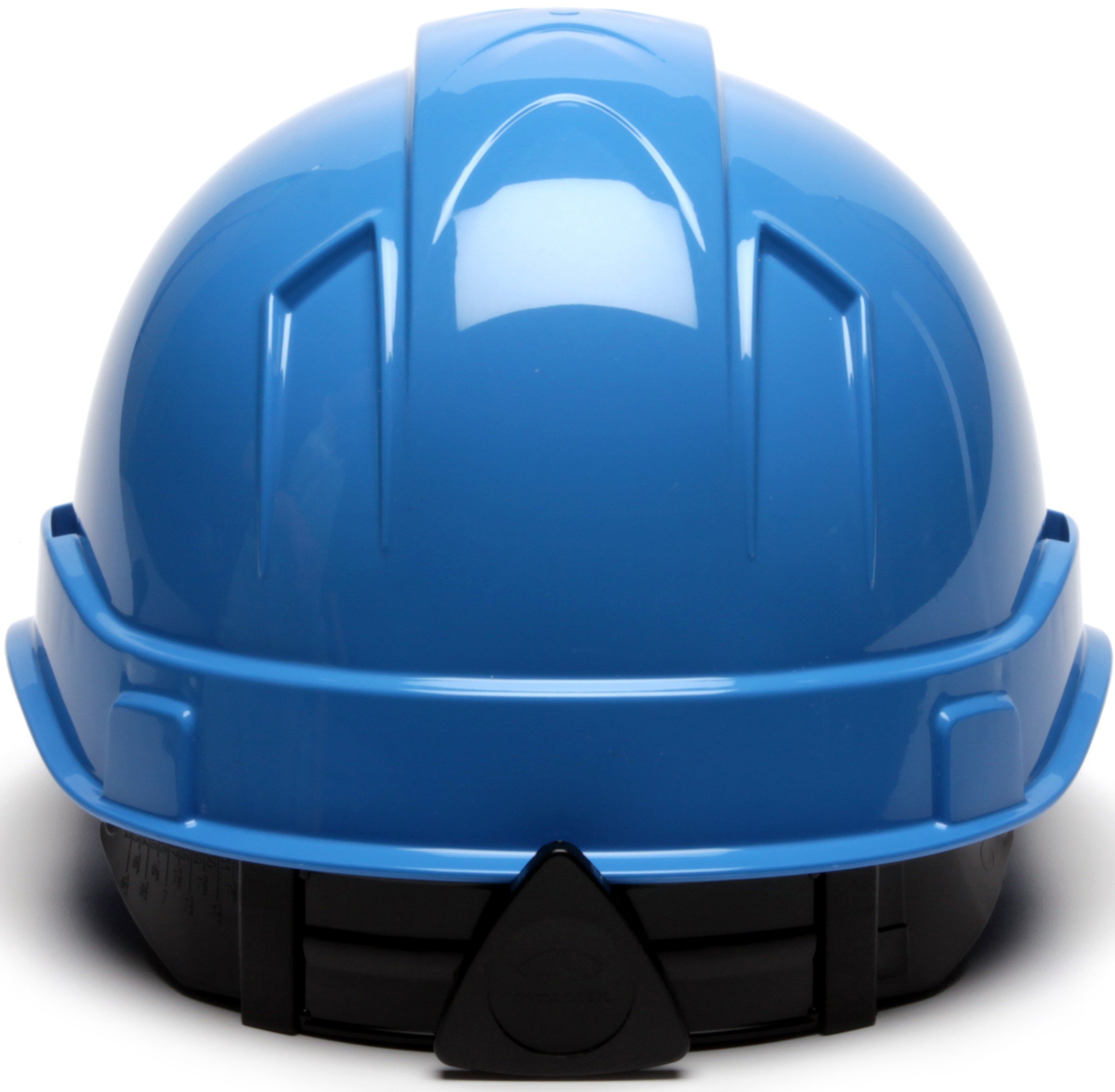 Pyramex Safety Ridgeline Hard Hat 4pt w/ Glide Lock, Light Blue, HP44162