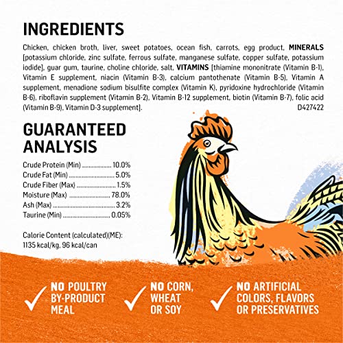 Purina Beyond Grain Free, Natural Pate Wet Cat Food, Grain Free Chicken & Sweet Potato Recipe - (12) 3 oz. Cans