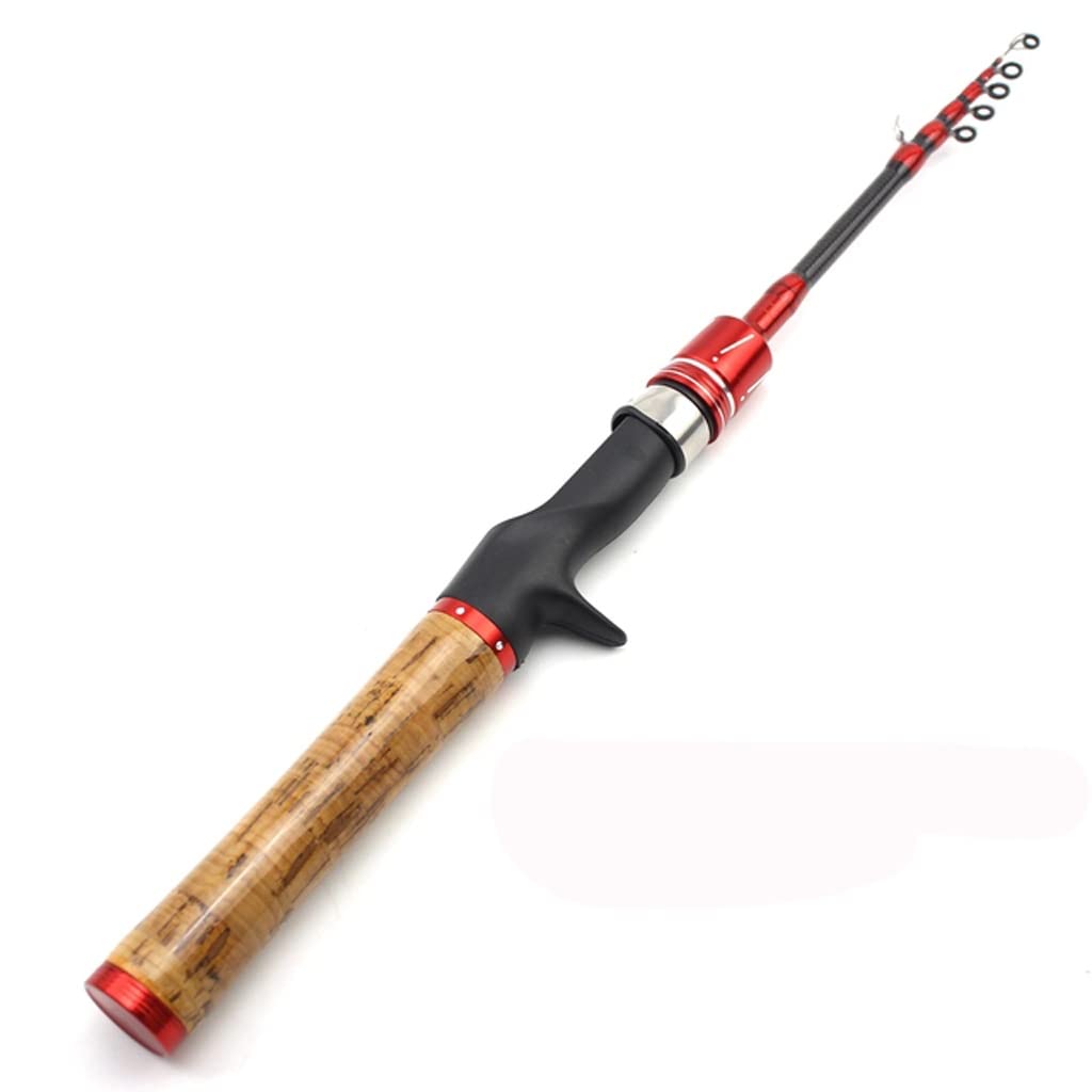 XBWEI 1.8M Ul Power Telescopic Spinning Fishing Rod Lure Weight 1-5g Beginners Catch Small Fish Pole So Soft Slow Rod ( Color : Casting Rod , Size : 168cm )