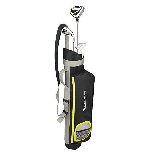 Young Gun SGS X Eagle Green Junior Golf Club Youth Left Hand Set & Bag for Kids, Left Hand, Ages 12-14