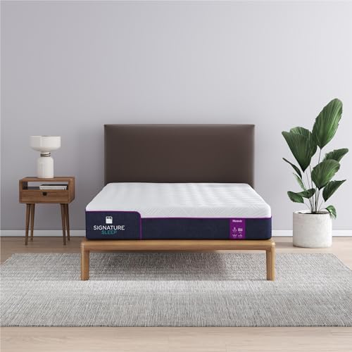 Signature Sleep Memoir 10 Inch Memory Foam Box, Medium, Certipur-US and OEKO-TEX Mattress, Full, White