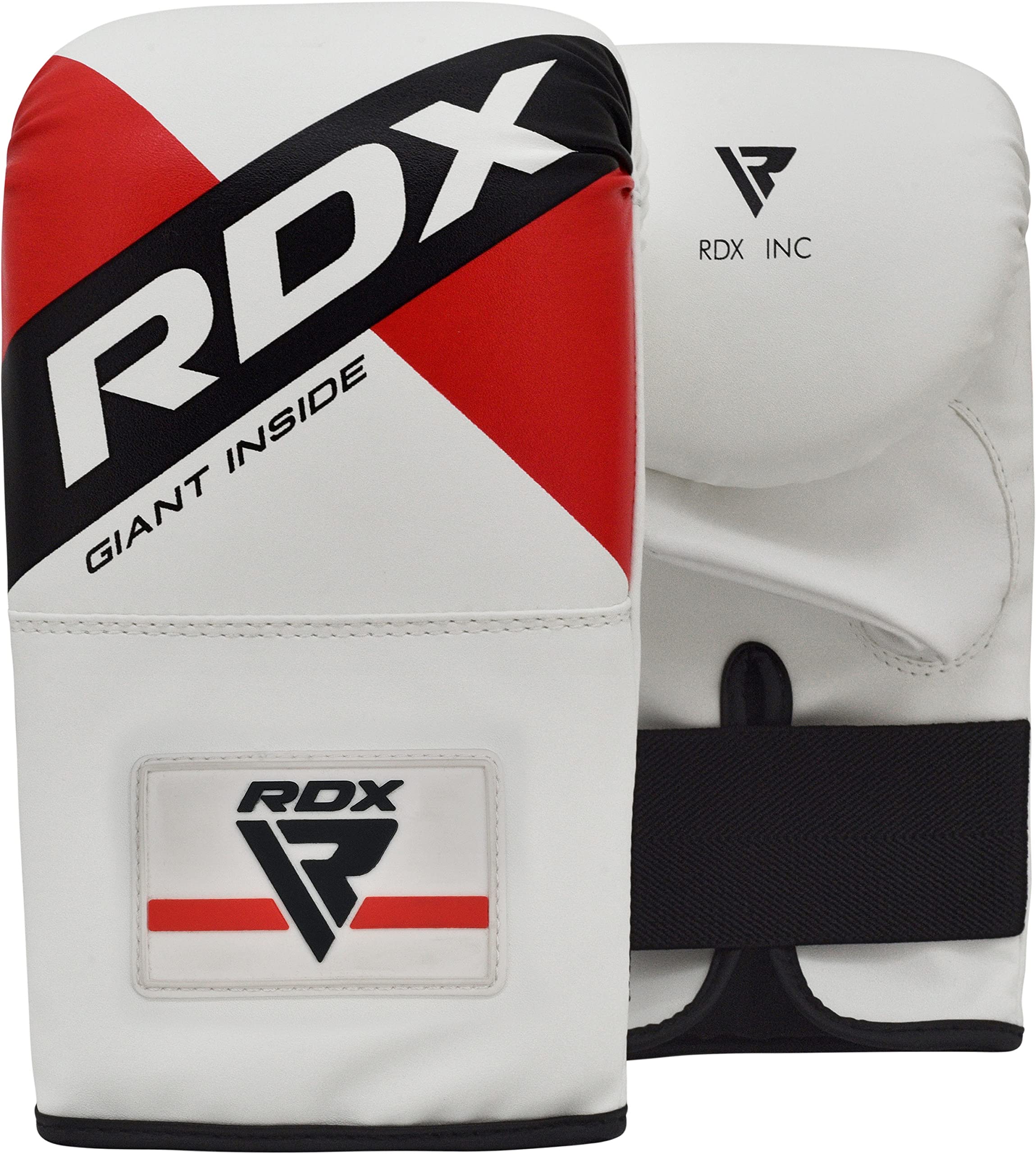RDX Punching Bag UNFILLED Set Muay Thai Training Gloves with Punch Mitts Hanging Chain, Great for MMA, Kick Boxing, Martial Arts, 4PC Available in 4FT 5FT