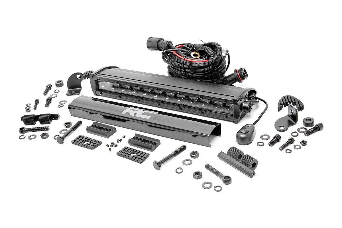 Rough Country 12" Black Series Single Row CREE LED Light Bar - 70712BL