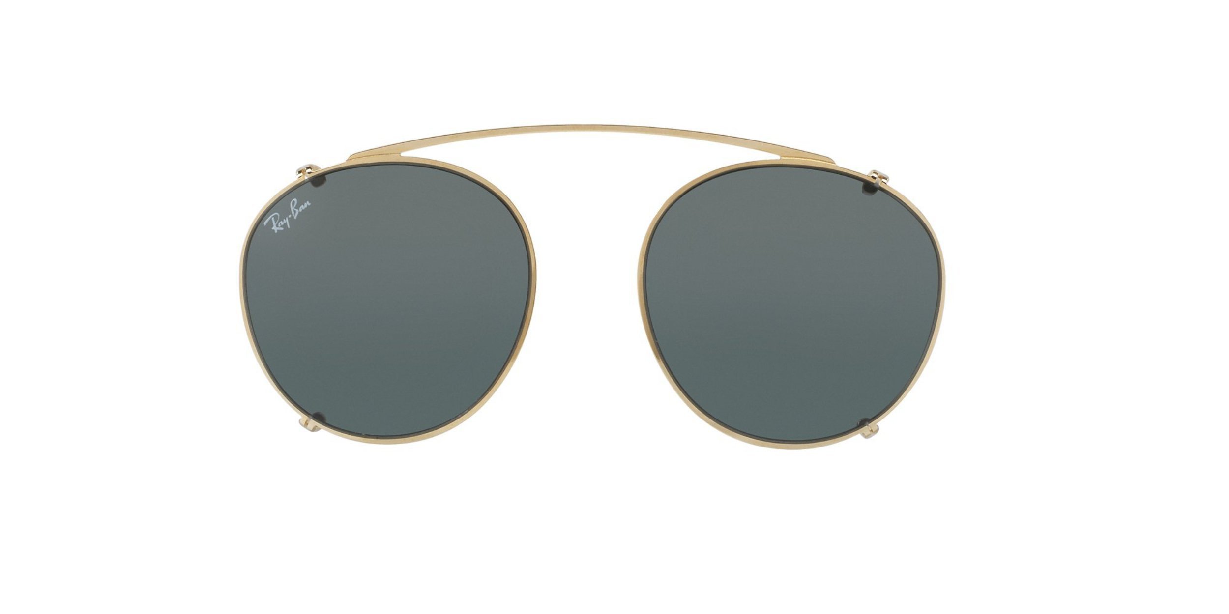 Ray-Ban RX2180C Round Prescription Eyeglass Frames, Arista/Dark Green, 47 mm