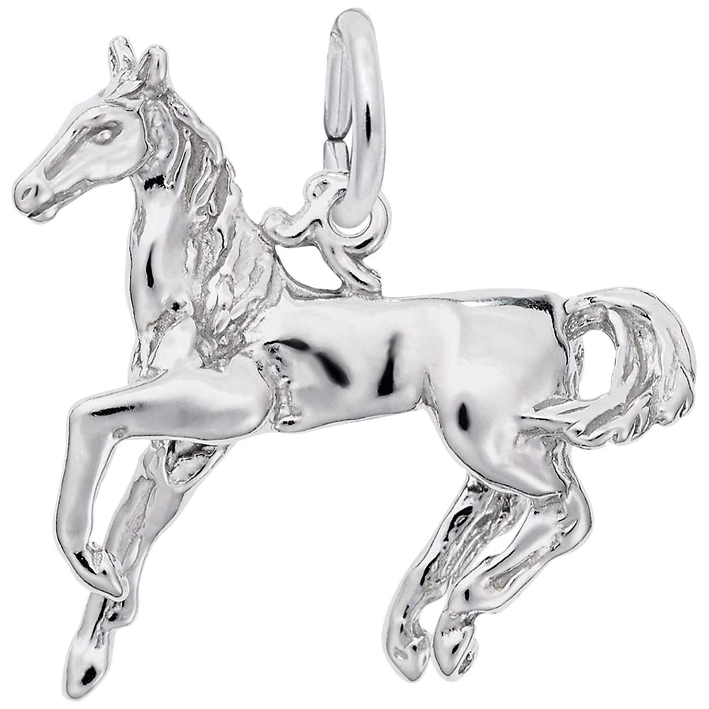 Rembrandt Charms Horse Charm, Sterling Silver