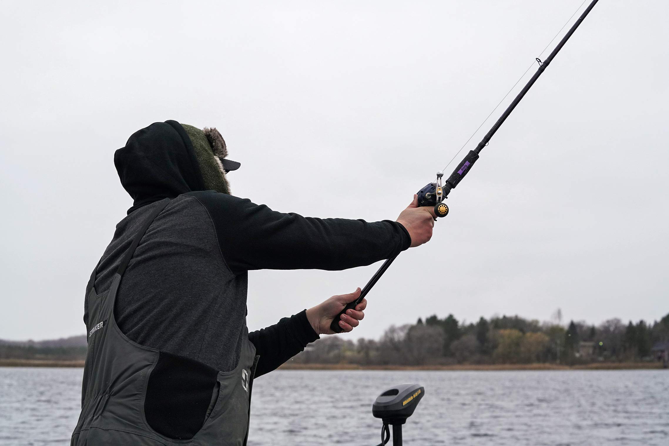 St. Croix Rods Mojo Musky Casting Rod Extra-heavy/Fast , Black Cherry Metallic, 7'2"