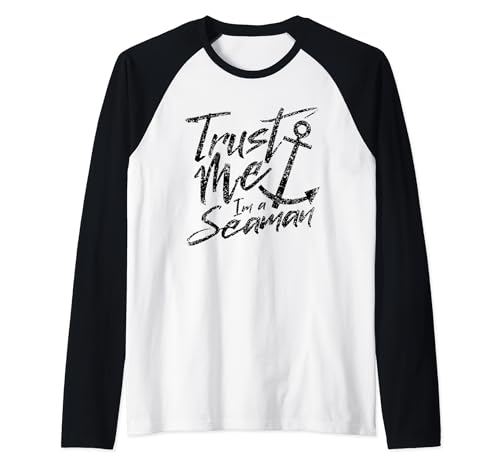 Seaman Sailor Seafarer Navigator Mariner Raglan Baseball Tee
