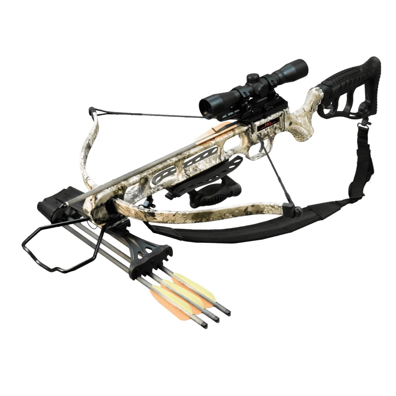 Viking Crossbows FX1-45 Recurve Crossbow Package Rhino Camo, 300