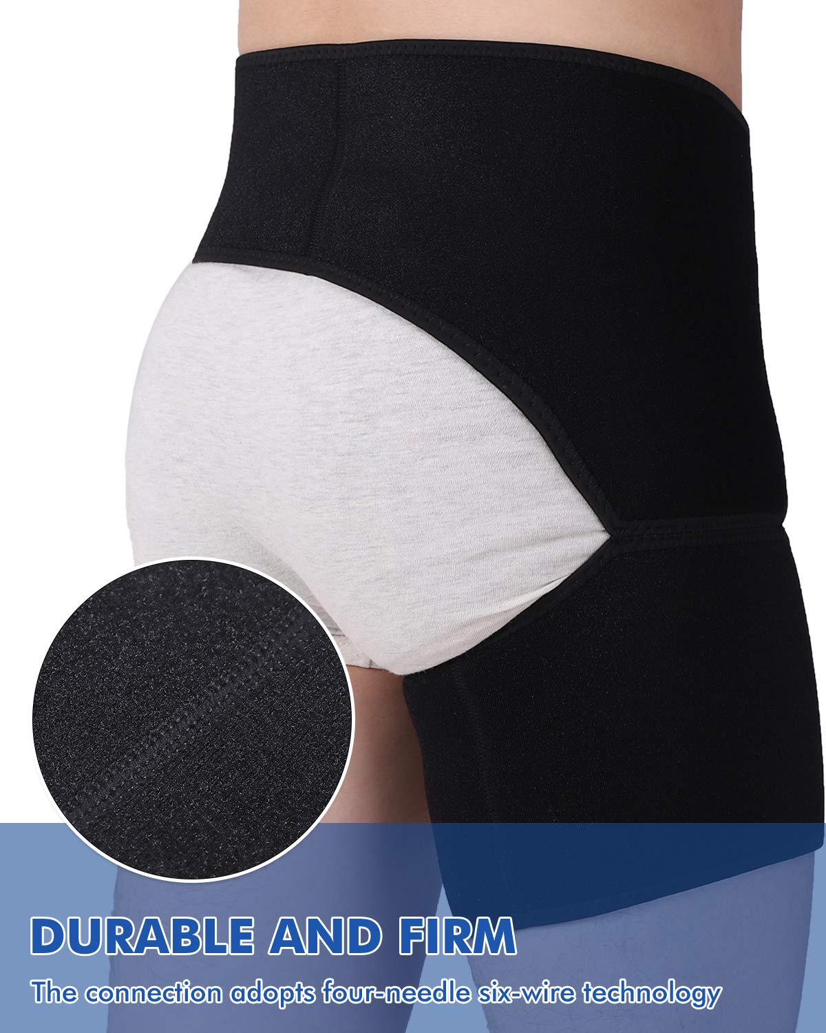 Tenbon Hip Brace Sciatica Nerve Pain Relief Groin Support Thigh Back Brace Suitable for Both Men and Women