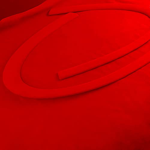 Toworldit 4pcs/Set Alcantara + ABS Material Inner Door Panel Cover Trim Sticker Compatible with BMW Mini Cooper R60 2011-2016 (Red)