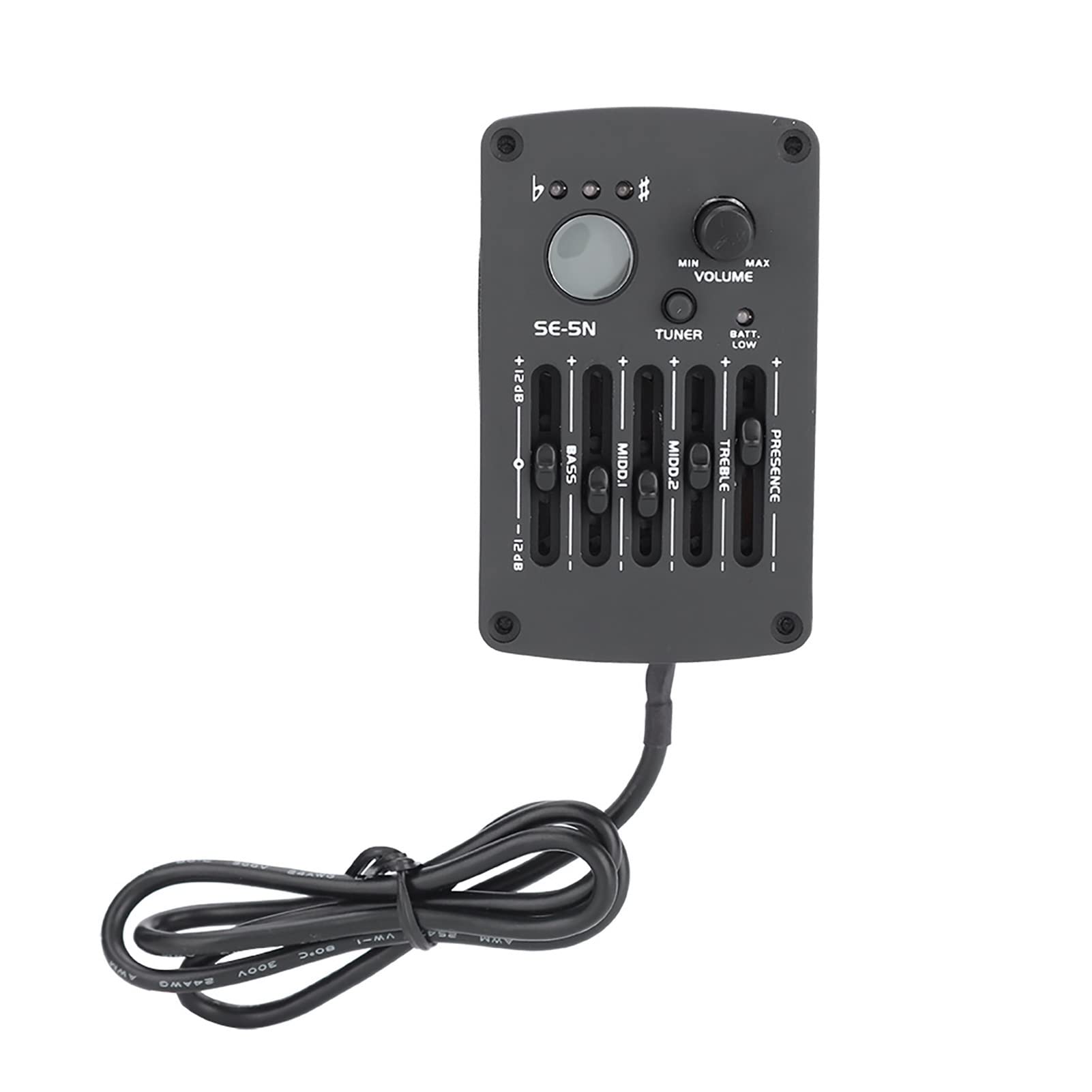 SE-5N 5 Band EQ Equalizer Pickup Tuner for Acoustic Guitar Musical Instrument