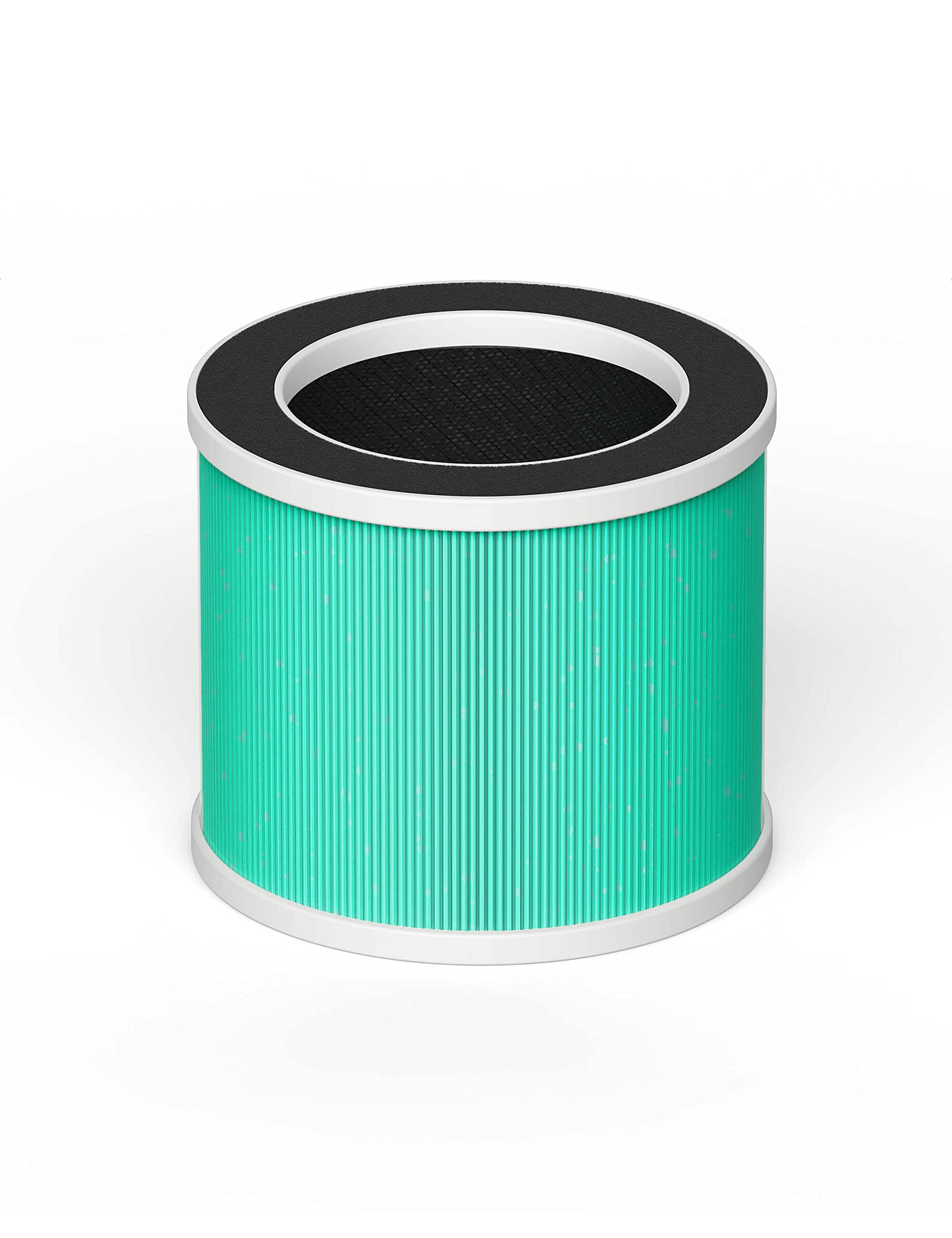 TOPPIN Filter Replacement for Air Purifier TPAP002, True HEPA Air Filter, All Rounder Air Filter Replacement, 1 Pack Green