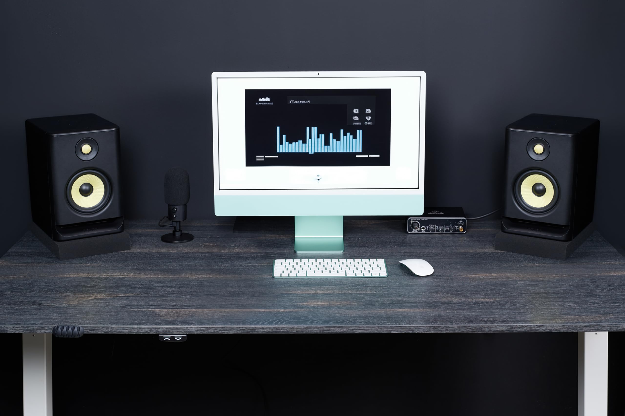 Sound Addicted - Studio Monitor Isolation Pads for 5 Inch Monitors, Pair of Two High Density Acoustic Foam which Fits most Speaker Stands | SMPad 5