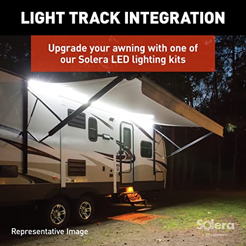 Solera Universal Vinyl Replacement Fabric for 14' RV Awning, For Awnings 10' - 21', Heavy-Duty 13.5-oz Vinyl - V000334373