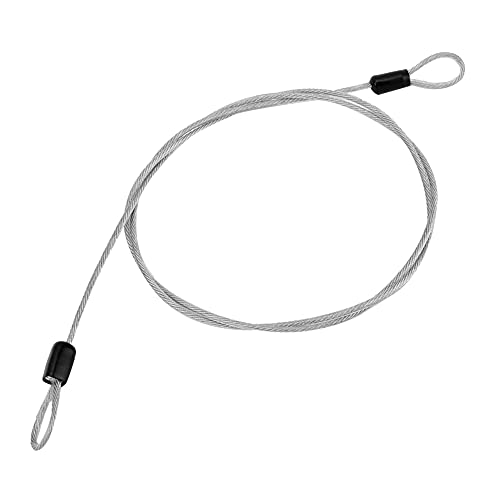 Security Lock, Exquisite Appearance Cable Bicycle Lock, Practical Autocycle for Bicycle Cycling Office Factory Scooter Bike Parking Lot Home Motorcycle (Silver)