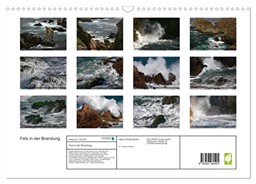 Rock in the surf (Wall Calendar 2024 DIN A3 Landscape), CALVENDO 12 Month Wall Calendar