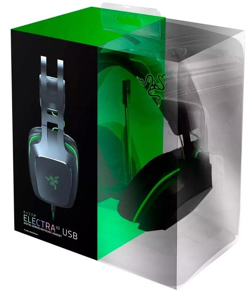 Razer Electra V2 USB: 7.1 Surround Sound - Auto Adjusting Headband - Detachable Boom Mic with In-Line Controls - Gaming Headset Works with PC & PS4 (RZ04-02220100-R3U1)