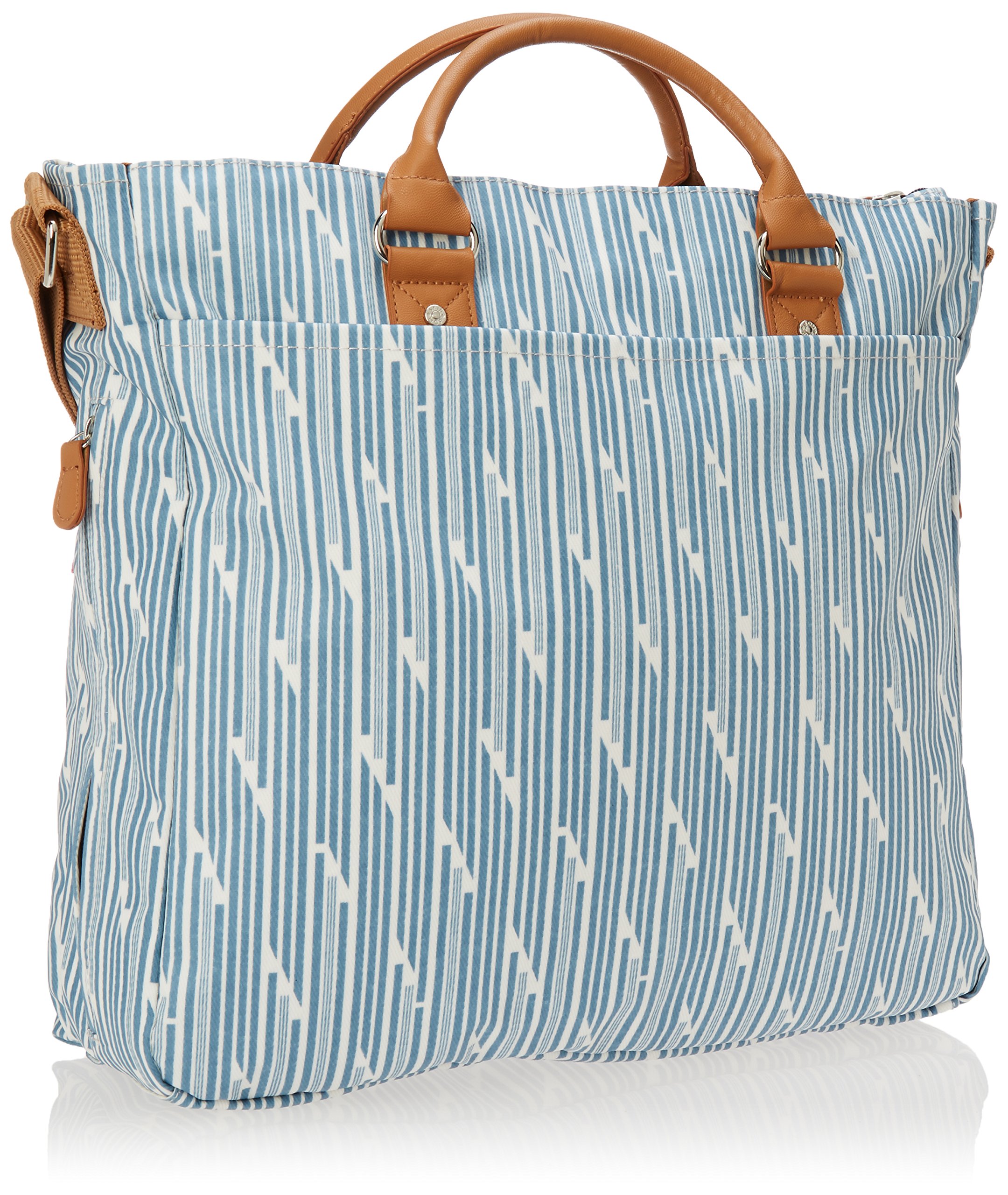 Skip Hop Duo Special Edition Carry All Travel Diaper Bag Tote with Multipockets, One Size, Blueprint Stripe