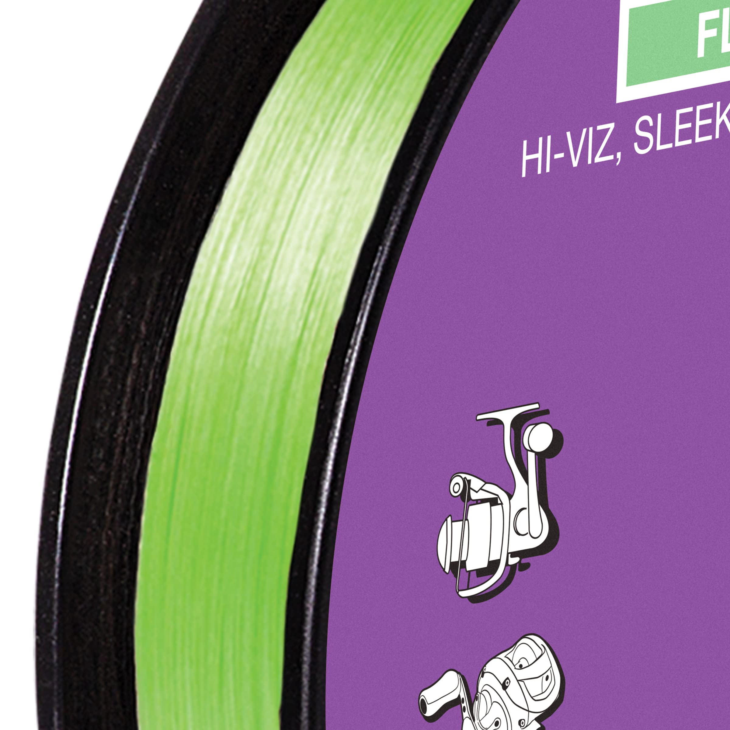 Seaguar Smackdown High Visibility Fishing Line 15lbs, 150yds Break Strength/Length, Flash Green - 15SDFG150