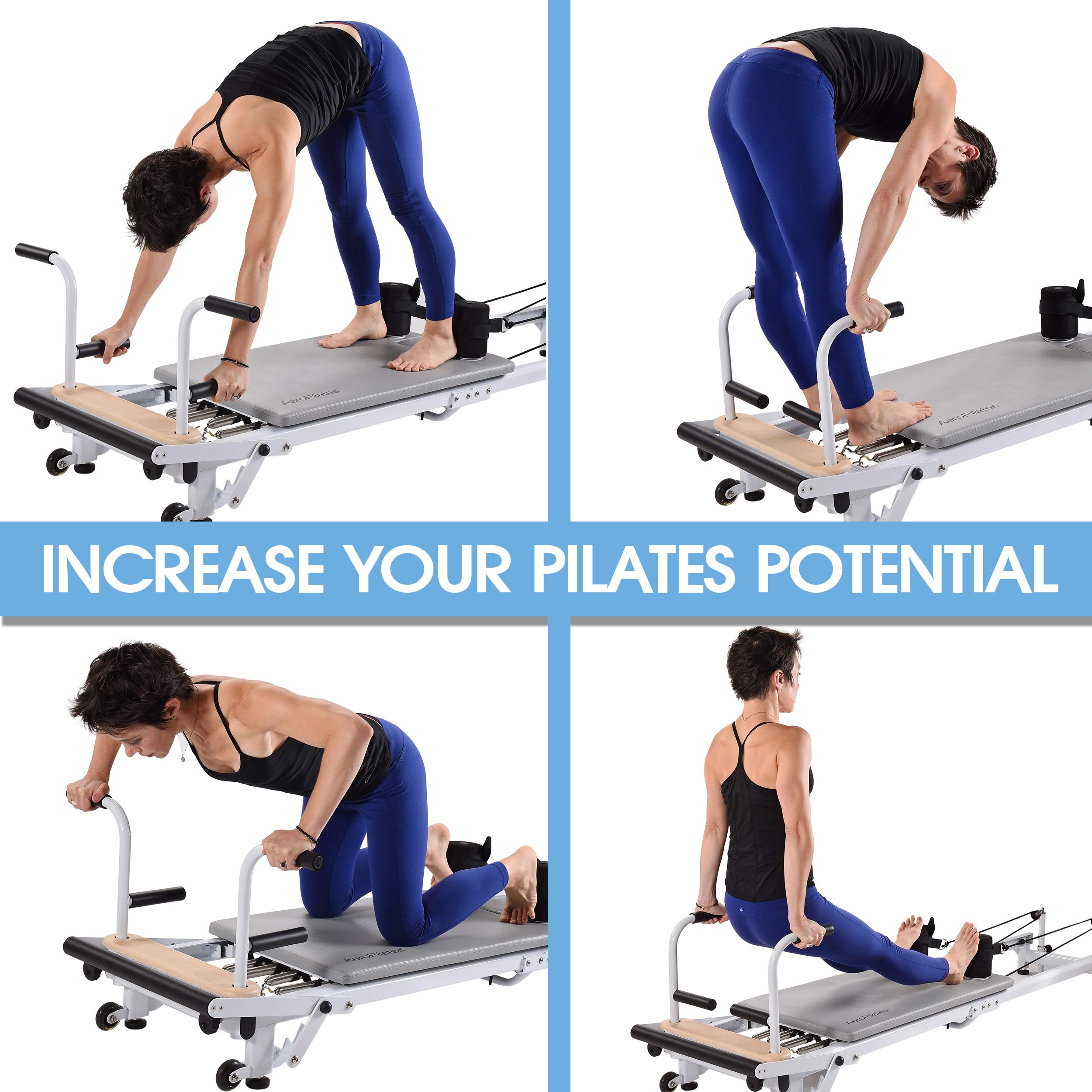 Stamina 55-0016 Precision Plank Bars Accessory for AeroPilates Precision Series Reformer 55-5535, 55-5608, and 55-5610 w/Four Different Grip Options