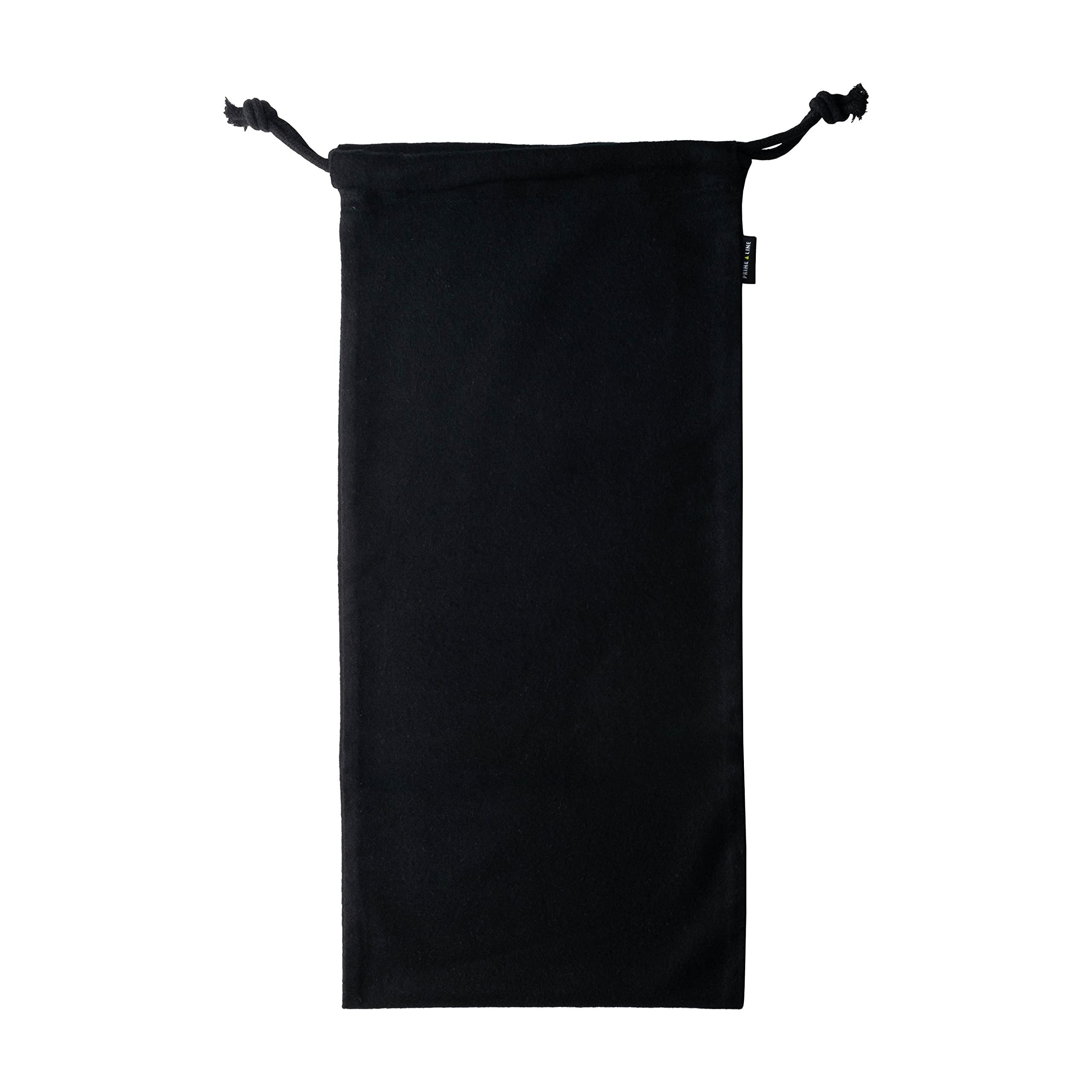 Shoe Dust Bags - 4 Pack Black Duster Flannel Single Shoe Pouch with Drawstring Closure, Washable Breathable Cotton Fabric Cloth for Travel, Home, Luggage, Handbags, Storage, Accessories - 8x17