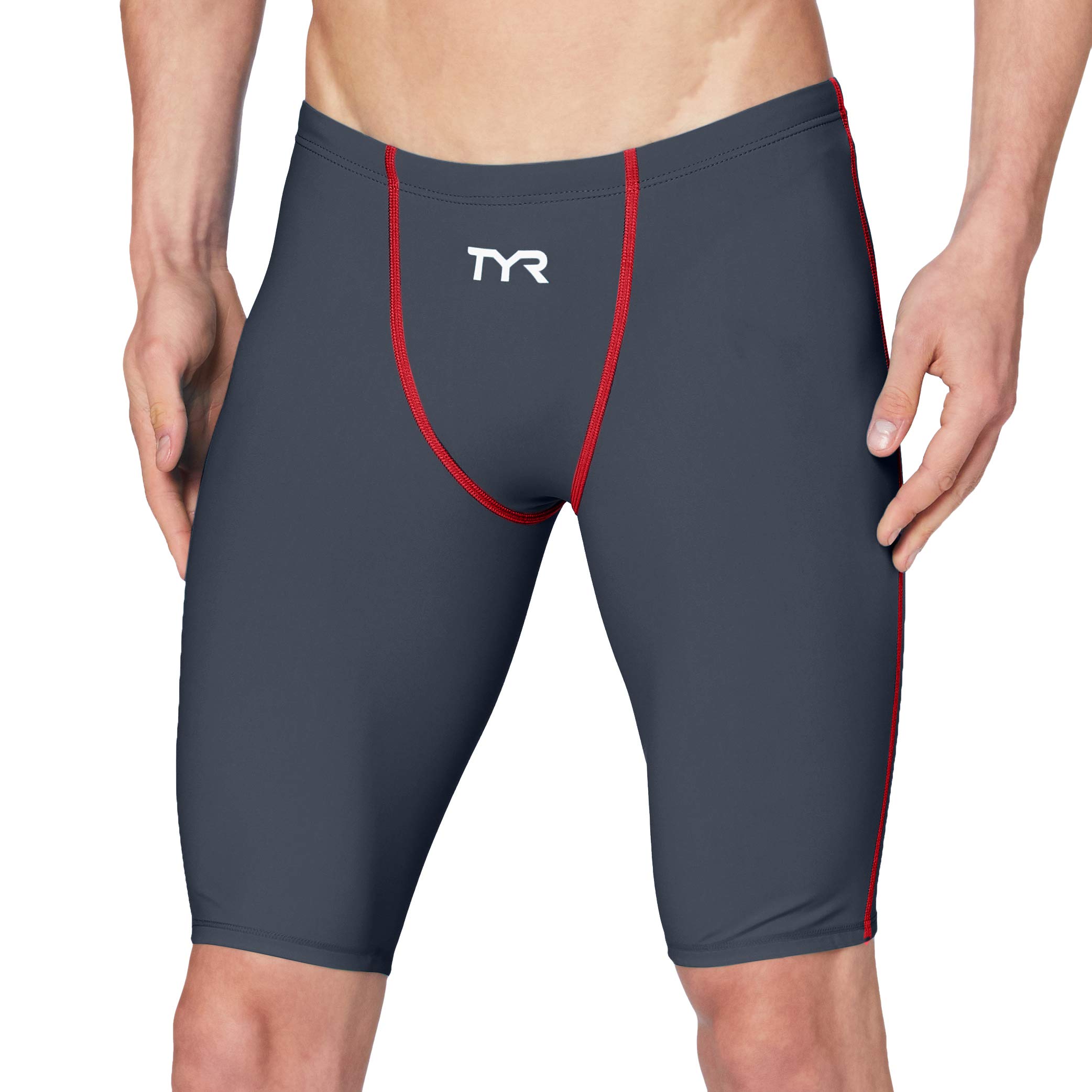 TYR TPSM6A5132 Male Thresher Short Grey/Red 32