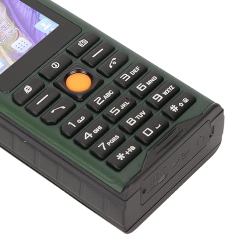 SG8800 Rugged Phone for Elderly, 4 SIM Card 4 Standby Senior Cell Phone with Big Button, 10000mAh Battery, Support, Camera and Flashlight (Green)