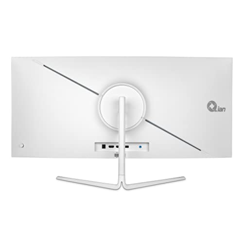 Qian 30" Ultra Wide FHD 1080P Curved Computer Monitor,100 Hz VA Panel Office Monitor, 21:9 Aspect Ratio,178°Viewing Angle,16.7M Display Colors,Framless AMD Freesync GSync,Tilt Adjustable