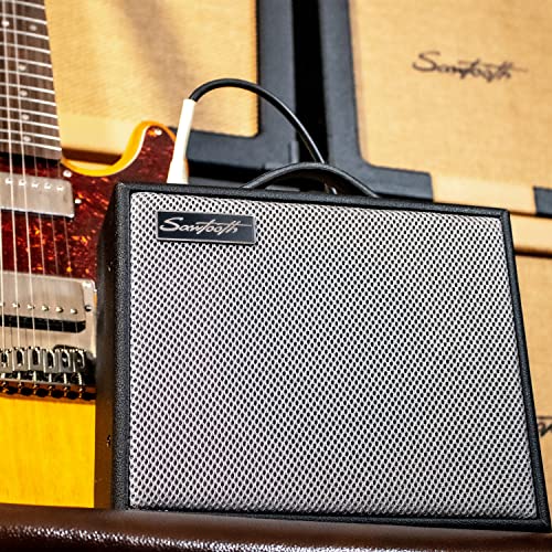 Sawtooth 10-Watt Electric Guitar Amp with Instrument Cable & Pick Sampler