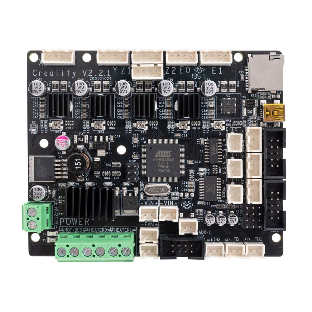 Sovol SV01 Silent Board, Upgraded (V2.2.1) Silent Motherboard with TMC2208 Driver, Silent Motherboard for Sovol SV01 3D Printer
