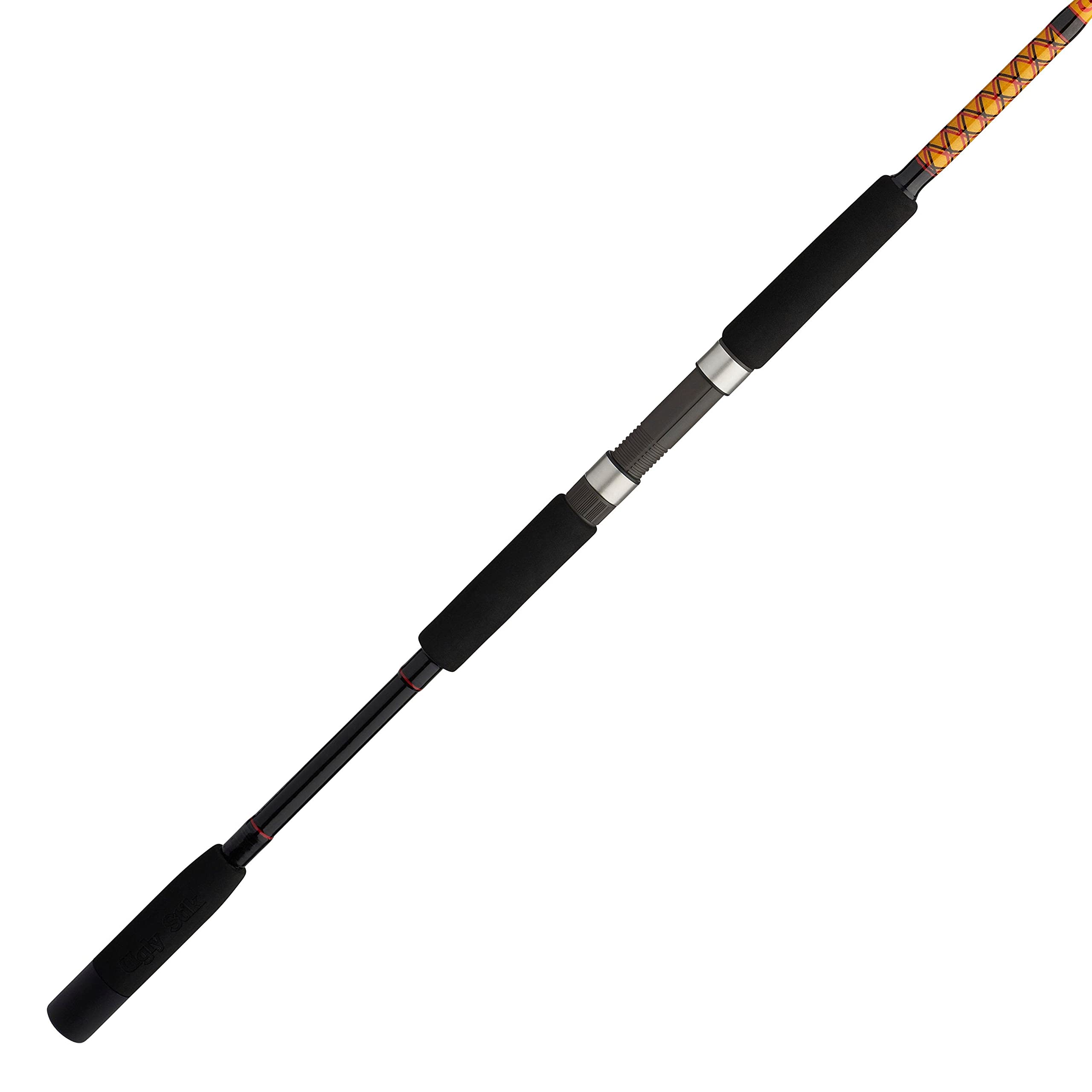 Ugly Stik 9' Bigwater Spinning Rod, Two Piece Surf Rod, 15-30lb Line Rating, Medium Heavy Power, Lightweight, Durable Graphite & Fiberglass Construction