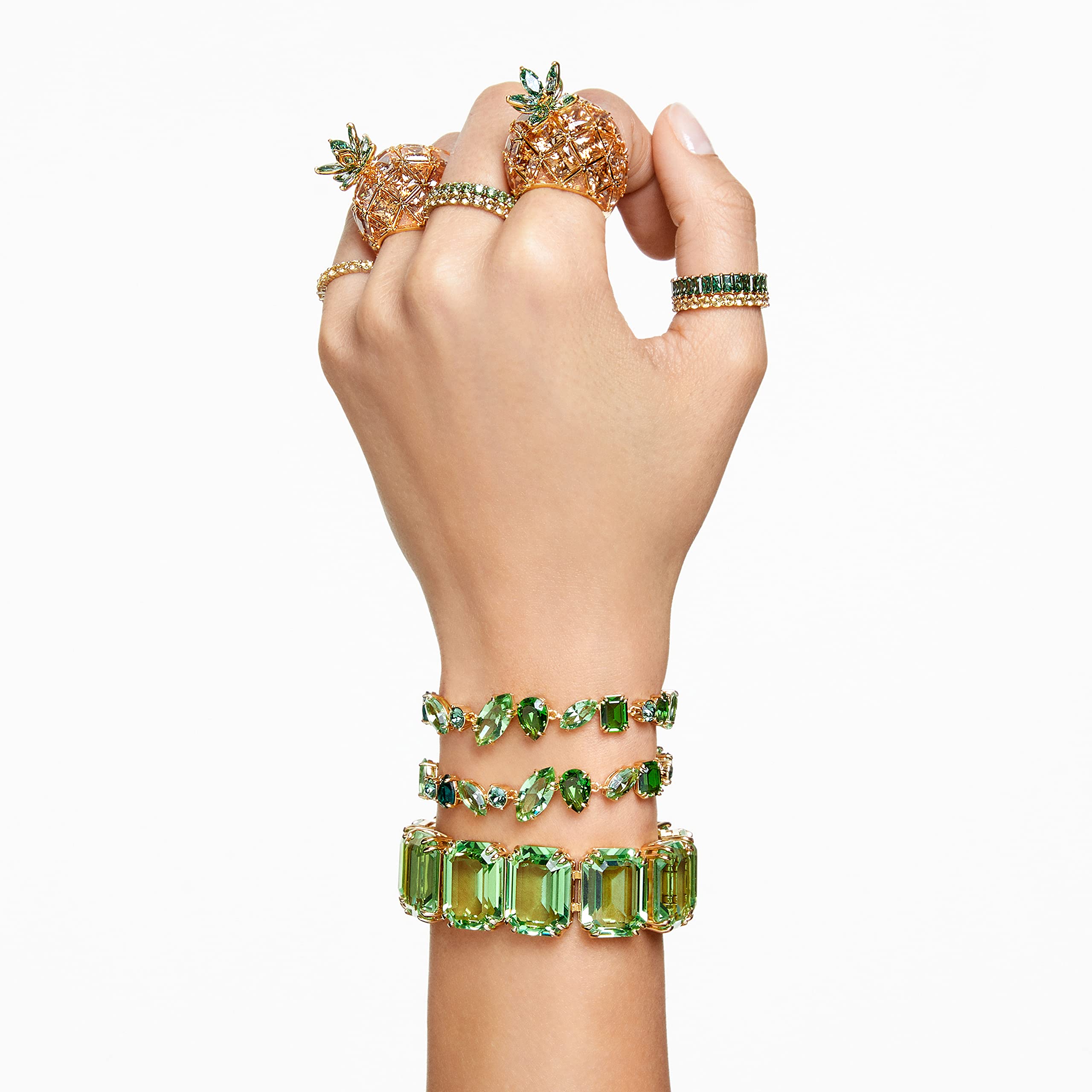 SWAROVSKI Gema Bracelet, Multicolored, Rhodium Finish