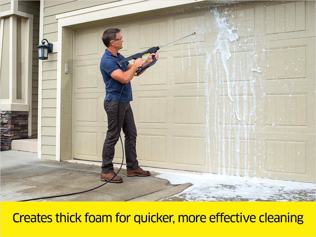 Sun Joe SPX3000 2030 Max PSI 1.76 GPM 14.5-Amp Electric Pressure Washer & Karcher Multi-Purpose Cleaning Pressure Power Washer Detergent Soap, 1 Gallon
