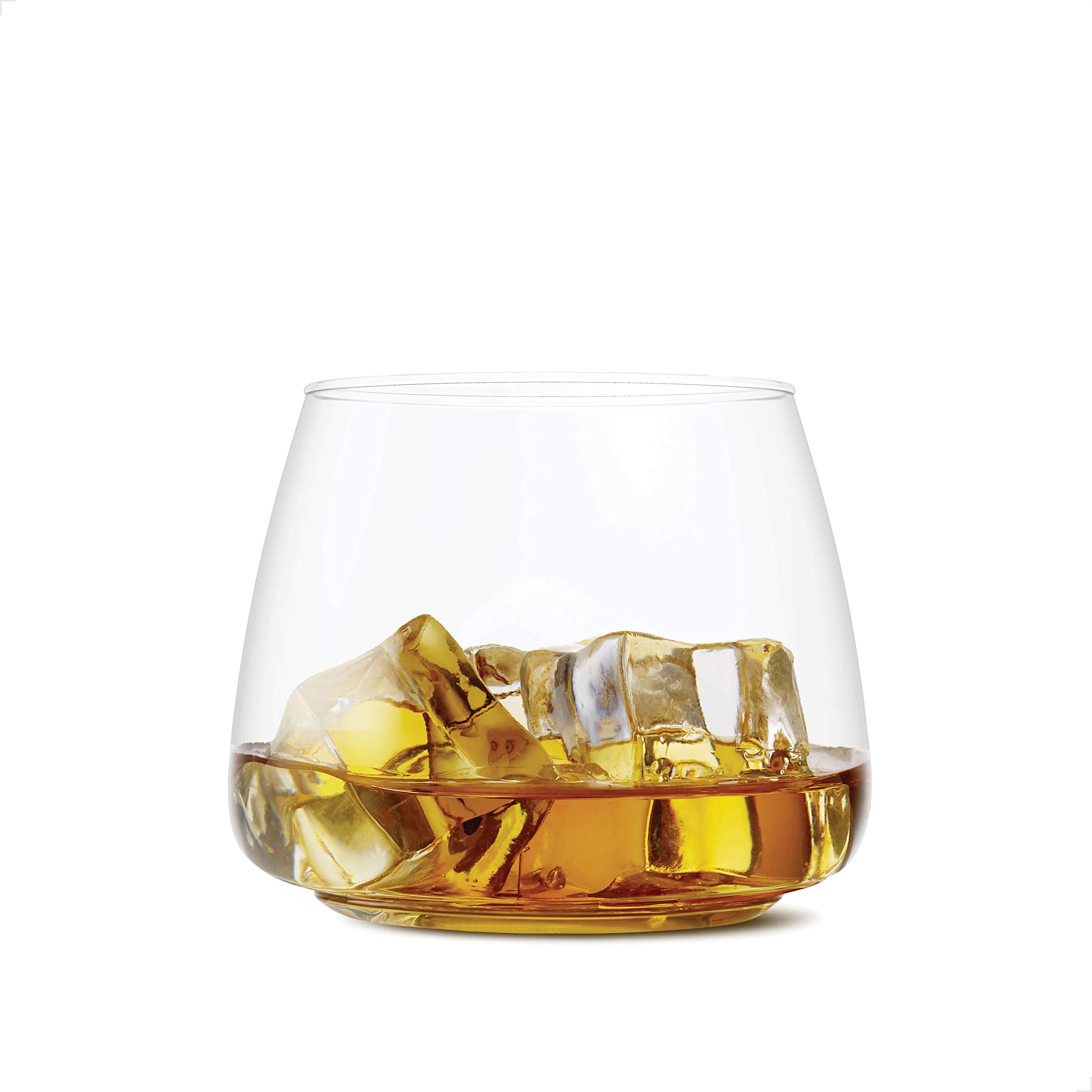 TOSSWARE POP 14oz Vino SET OF 12 POP 12oz Rocks SET OF 12, Recyclable, Unbreakable & Crystal Clear Plastic Wine and Cocktail Glasses