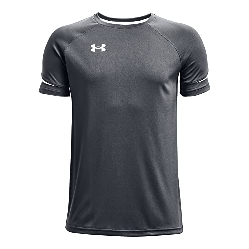 Under Armour Boys' Golazo 3.0 Jersey, Pitch Gray (012)/White, Youth X-Large